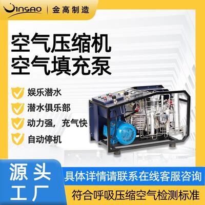JGW300/EM-DS潜水压缩机自动启停消防空气填充泵自动排污空压机