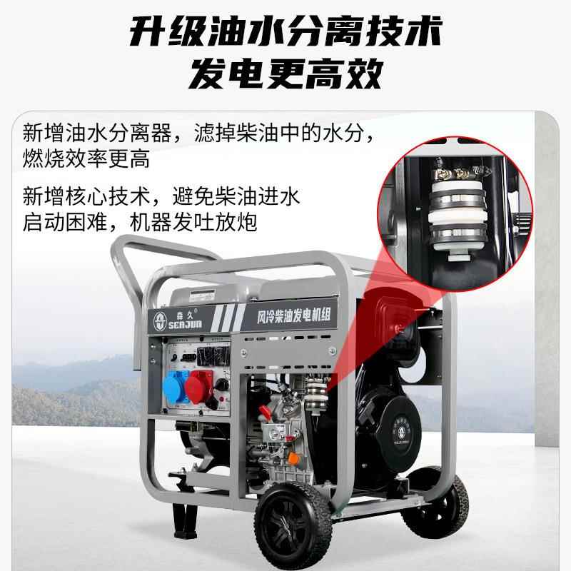 森久柴油发电机2户20/3W80【SE4800V8.5K双单三相电压等功率工业