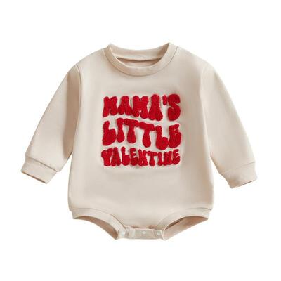 Z 82119 Autumn Kids Letter Print Rompers 秋季字母印花爬服