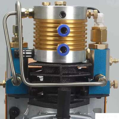 220V 80L/min 4500Psi 300Bar 30Mpa自动停止PCP泵高压空气压缩机