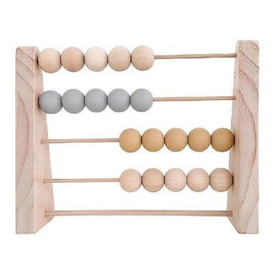 Wood Abacus Toy Interesting Beads Counting Playthings