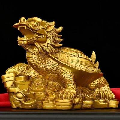 1 PC Brass Zhao Gongming ornaments living room Household