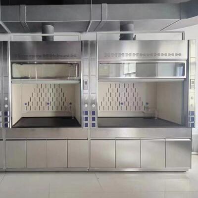 实验室304不锈钢落地式通风柜化验室桌上型通风橱排风柜实验柜橱