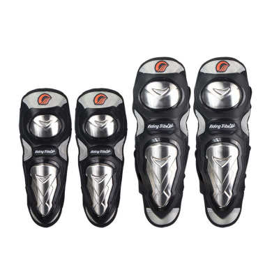 Riding Tribe摩托车护具四件套护膝护肘加厚骑行防摔护具越野P19