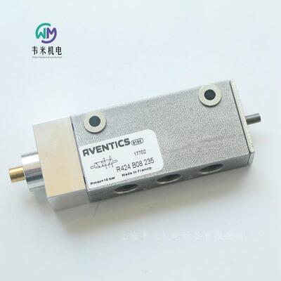 AVENTICS机械阀R424B08235气动系统冲杆操作
