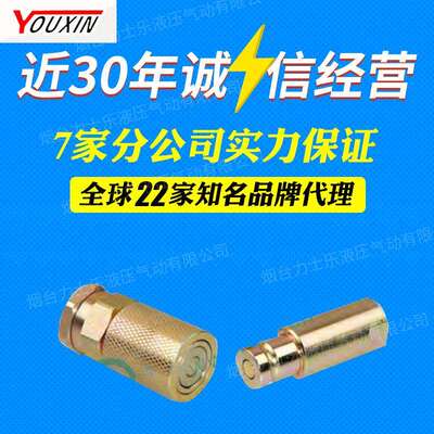 松乔LSQ-PTR平头式液压快速接头高压快换接头