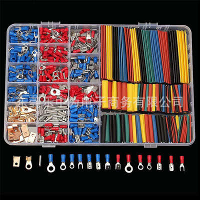 冷压端子+钳子组合678pcs+压线剥线钳绿色 冷压接线端子货源