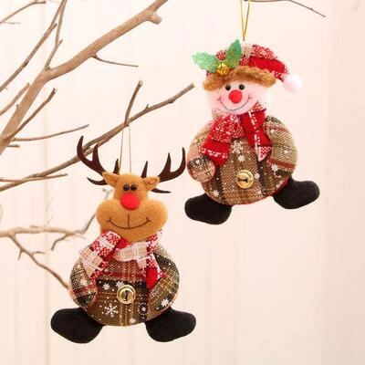 Little Christmas bells, little pendants, little fabric铃铛