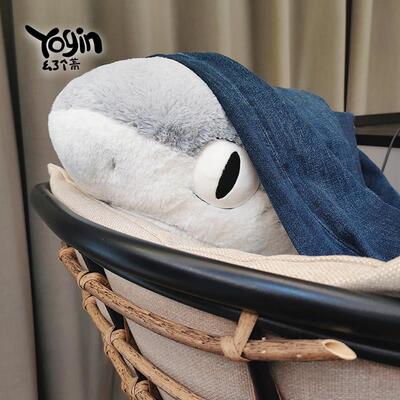 【yogin幺了个菁指定店铺】鲨猫毛绒公仔抱枕大号猫鲨玩偶礼物
