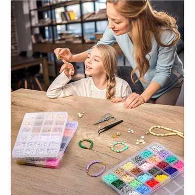 Clay letter Beads Set for Diy Bracelet Jewelry Making Kit