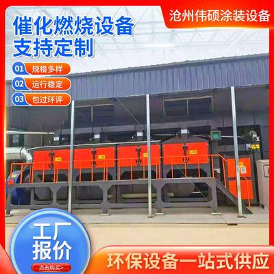 催化燃烧一体机RCO活性炭吸脱附蓄热装置喷漆房废气处理环保设备