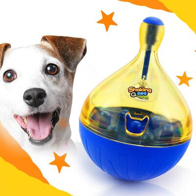 Dog leaky ball dog puzzle toy tumbler dog food intelligence