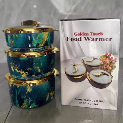Food Warmer厂家直销3PCS保温盒 1500ML,2000ML,2500ML热销非洲