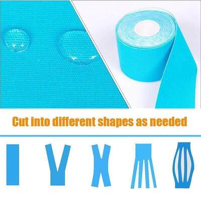5M Waterproof Breathable Cotton Kinesiology Tape Sports胶带