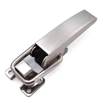 工业大型搭扣重长臂型中载无锁孔不锈钢搭扣HGA81/82-116/165/215