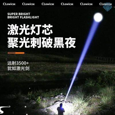 5000LM Zoomable XM-L T6 LED Flashlight Torch Light手电筒