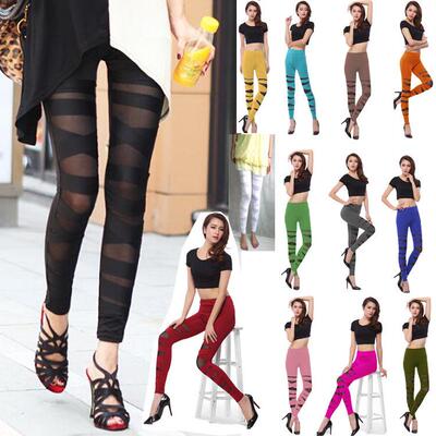 Women's pants, summer new, bundled, elastic, small footed,