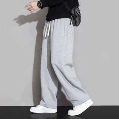 Men's Solid Color Casual Jogger Pants, Regular Fit Comfortab