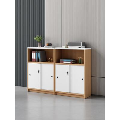 柜会议MDK矮室机茶水柜办公室办件公柜子文柜隔断柜带锁储物柜打