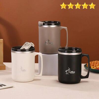 Milk Coffee Cup Stainless Steel Double Wall Thermal Insulate