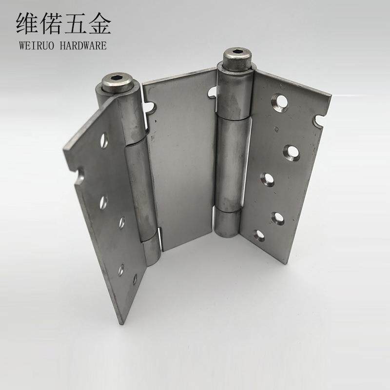 不锈钢4寸5寸6寸弹簧合页 单向双向内外开缓冲合页单开双开门合页