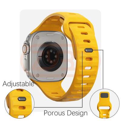 Sport Band For Watch Ultra 9 8 7 6 SE 5 Soft Silicone Lightw