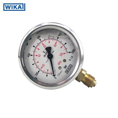 wika耐震压力表 不锈钢外壳标准型工业用 213.53.063系列压力表