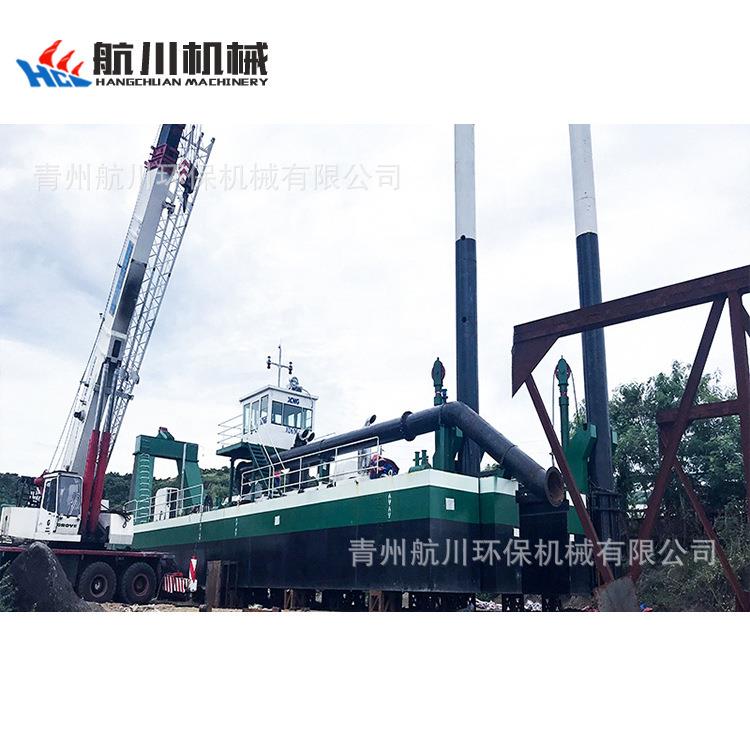 小型清淤船绞吸船机械全自动挖泥抽沙船采矿河道浅海全液压挖泥船