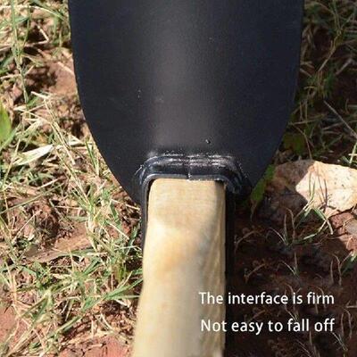 Black 13.78inch Multifunctional Weeding Tool Hoe Tool Long