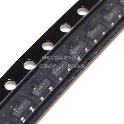 贴片三极管 MMBD6100 SOT-23 丝印5BM 70V0.2A 整流器三极管 10个