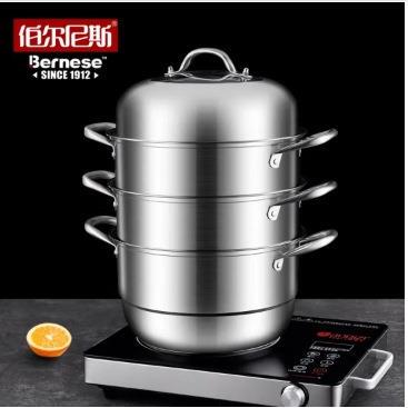 伯尔尼斯不锈钢复底蒸锅菲德堡蒸锅BENS-276菲德堡三层