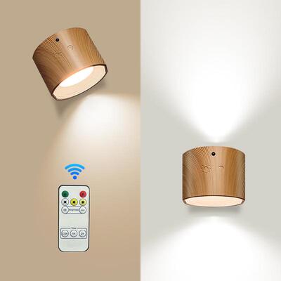 Touch Remote control Led rechargeable wall lamp Rechargeable
