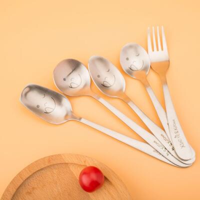 Wholesale children's utensils options include stainless stee