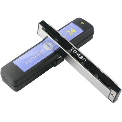 新款日本OTBO通宝口琴6624初学者入门儿童成人高M专业复音2端4孔C