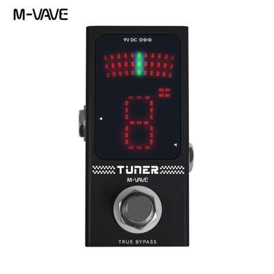 M-VAVE迷你踏板校音器调音器吉他贝斯单块效果器TUNER