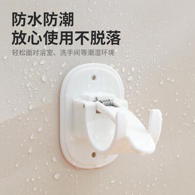 Large Japanese-style No-Drill Extendable Hanging Rod Clamp,