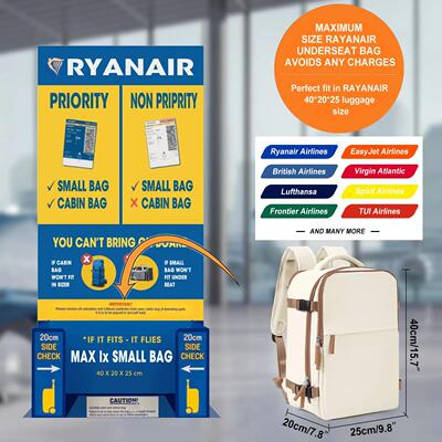 Cabin Bag 40x20x25 Ryanair Backpack, Easyjet 40x20x25 Carry-