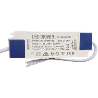 Led驱动电源外置30W700W900Ma隔离无闪烁面板灯平板灯镇流器