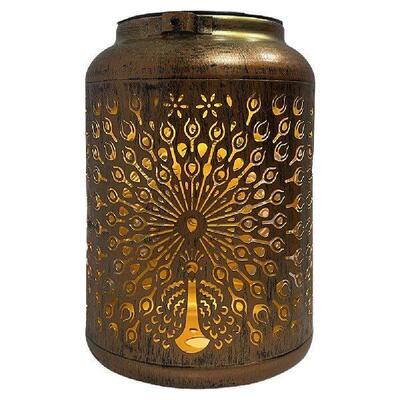 Peacock Solar Lanterns Outdoor Waterproof Garden Decor
