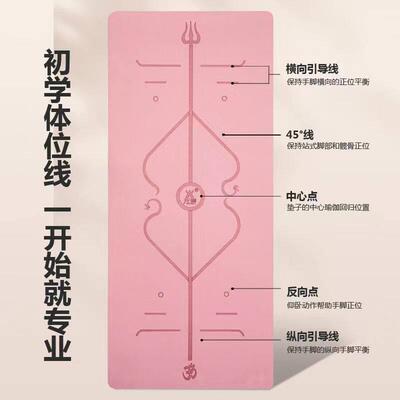 Tpe Yoga Mat Non-slip Grip Sound Insulation Shock Absorption