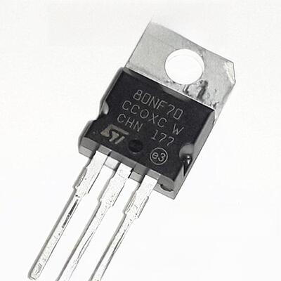 110N8F6逆变控制器大功率场效应晶体管Stp80Nf70