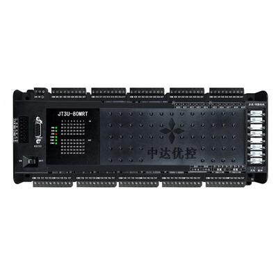 自主研发PLC JT3U-112MRT-16MT-1TK-3AD-2DA 8轴 AD DA 485温度