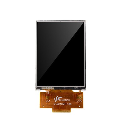 2.4寸液晶屏TFT彩屏ILI9341触摸显示屏幕240*320SPI串口焊接18Pin