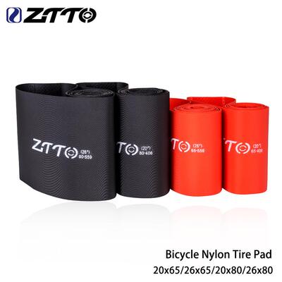 ZTTO 雪地山地自行车胎垫尼龙PVC 26 20寸 65MM 80MM宽内胎防爆带