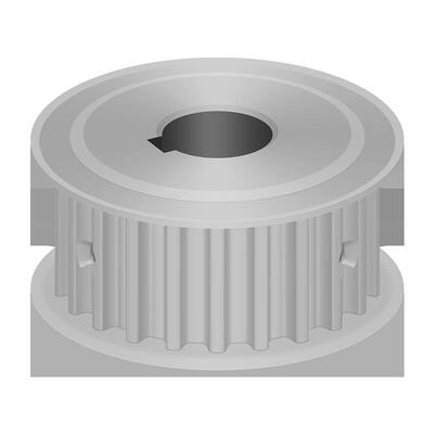S8M60齿 两面平同步轮AF型 高扭矩同步皮带轮60S8M150-A-N12-35