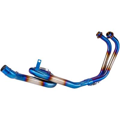 摩托车排气管 YZF-R3 R25 MT03 R3 改装前段 不锈钢前段 15-23年