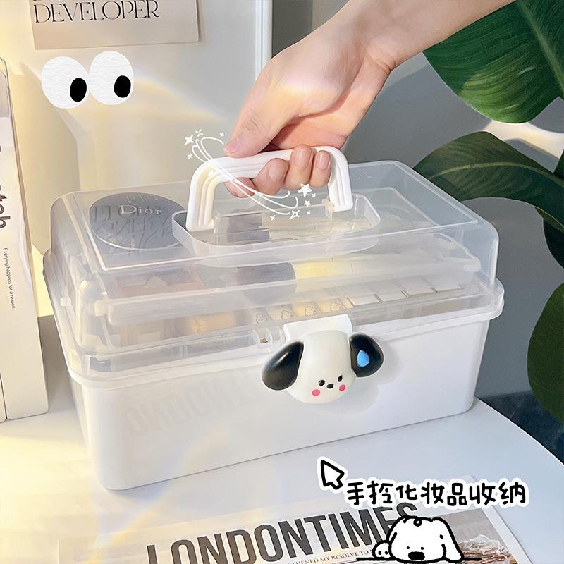 美术生工具箱化妆箱化妆甲柠本品收外纳盒出便携式随盒身美箱工具