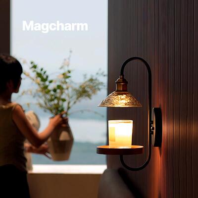 Magcharm夏香卧室床头壁灯香薰灯创意个性艺术氛围融蜡灯客厅墙灯