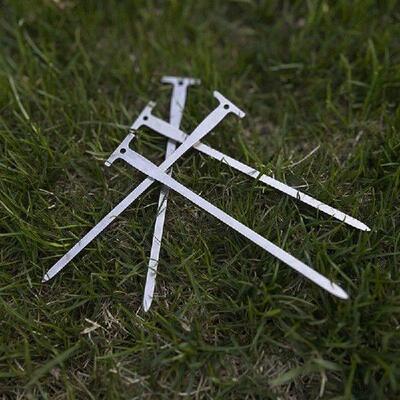 4Pcs Tent Peg Stainless Steel Ground Peg Camping Rock