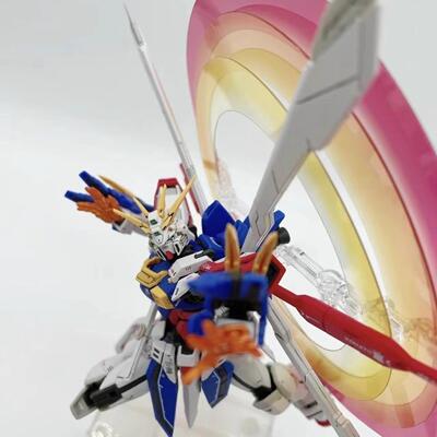 高高RG神 国产拼装模型1/144 机动武斗传rg37神 多蒙卡修带骨架